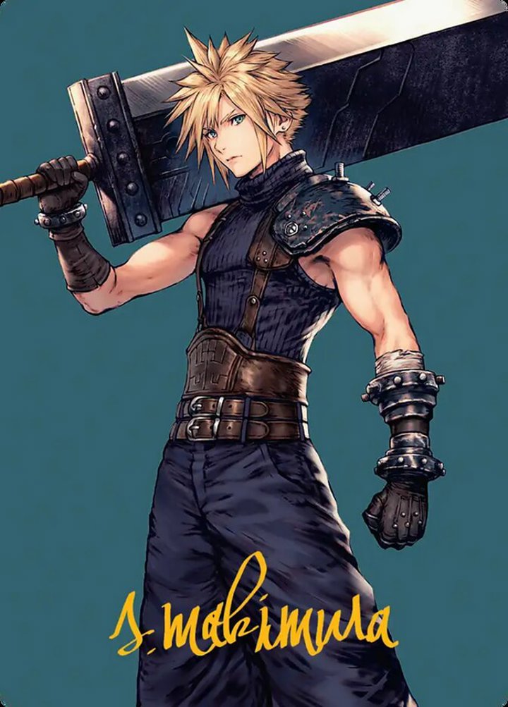 MTG Art Series: Cloud, Ex-SOLDIER: Magic: The Gathering Einzelkarte ...