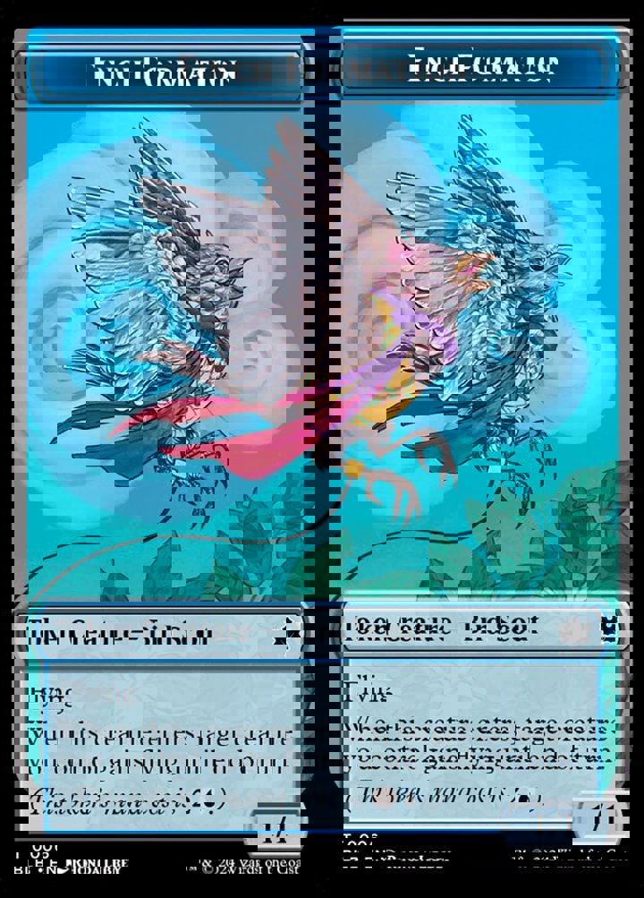 Finch Formation Token (U 1/1) // Treasure Token: Magic: The Gathering ...