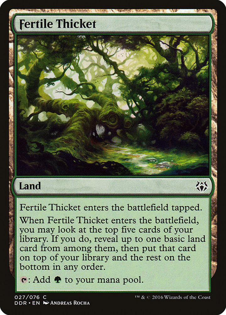 MTG Fruchtbares Dickicht: Magic: The Gathering Karte kaufen - SpielRaum