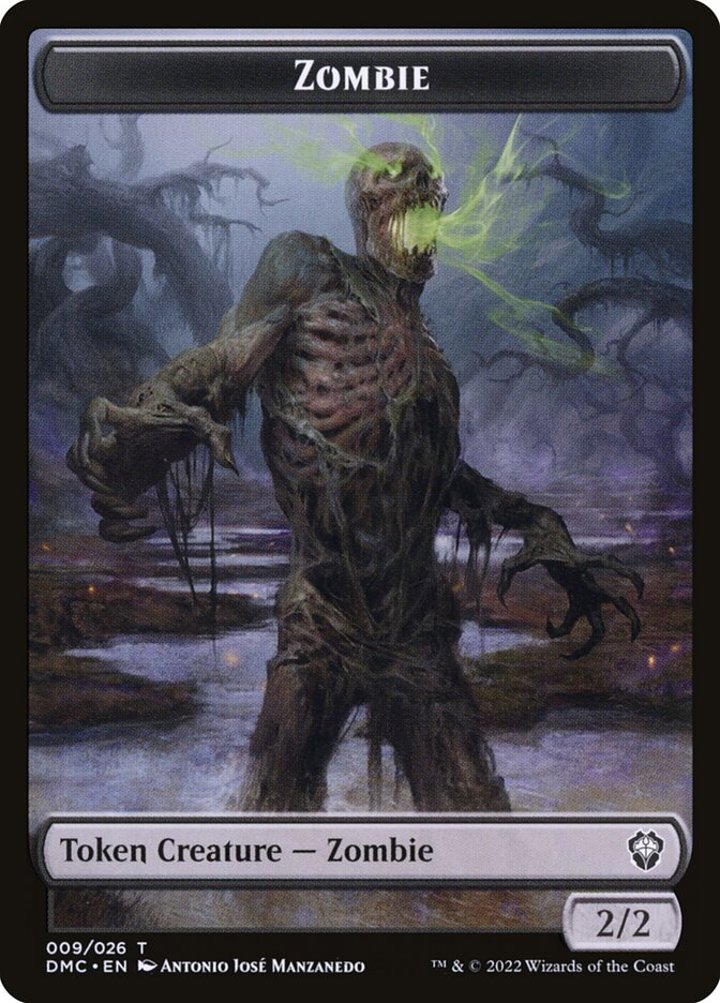 MTG Zombie Token (Black 2/2): Magic: The Gathering Karte kaufen - SpielRaum