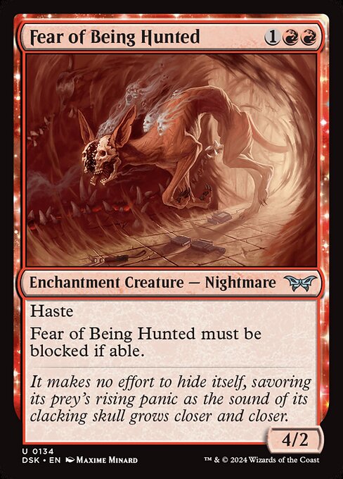 MTG Fear of Being Hunted: Magic: The Gathering Karte kaufen - SpielRaum