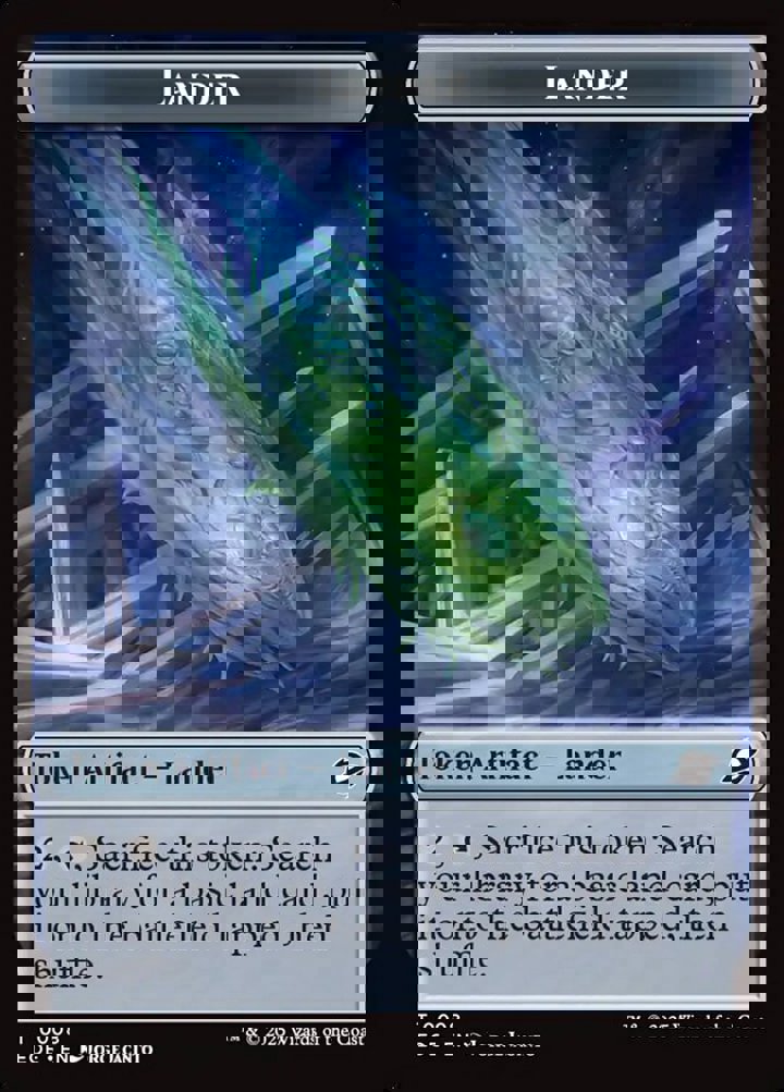 MTG Lander Token // Robot Token (A 2/2): Magic: The Gathering Karte ...