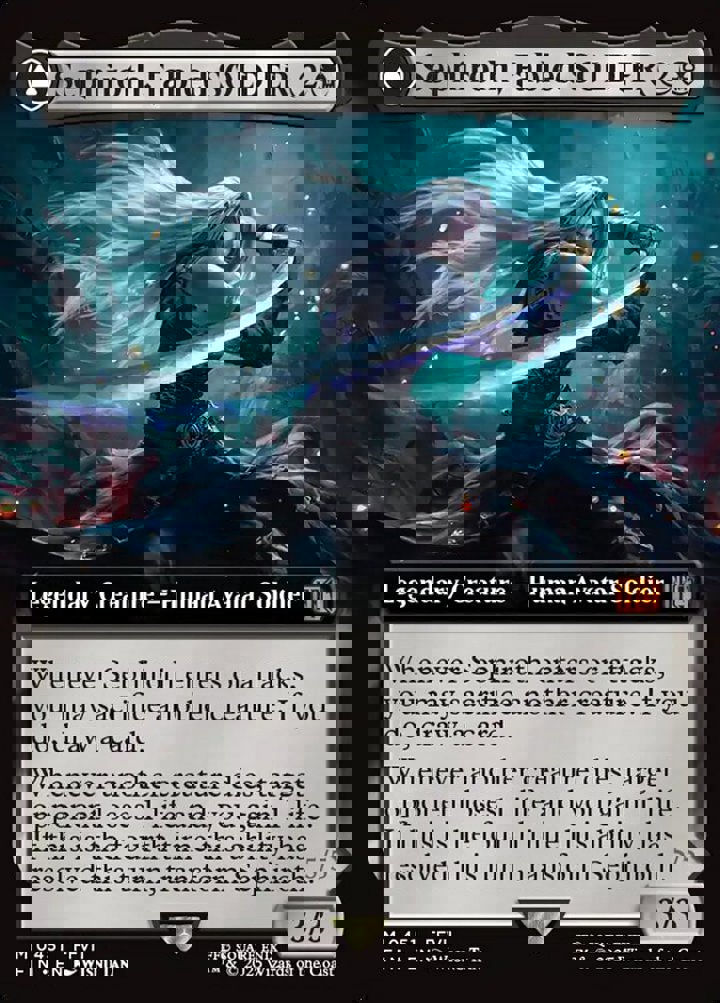 MTG Sephiroth, Fabled SOLDIER // Sephiroth, One-Winged Angel: Magic ...