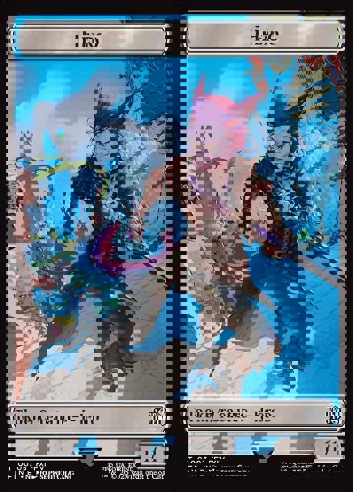 MTG Hero Token (W 1/1) // Knight Token (W 2/2): Magic: The Gathering ...