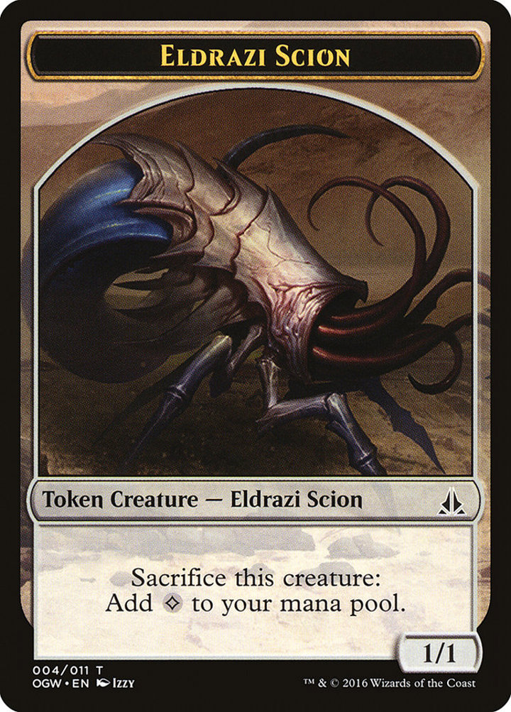 MTG Eldrazi Scion Token (Colorless 1/1): Magic: The Gathering Karte ...