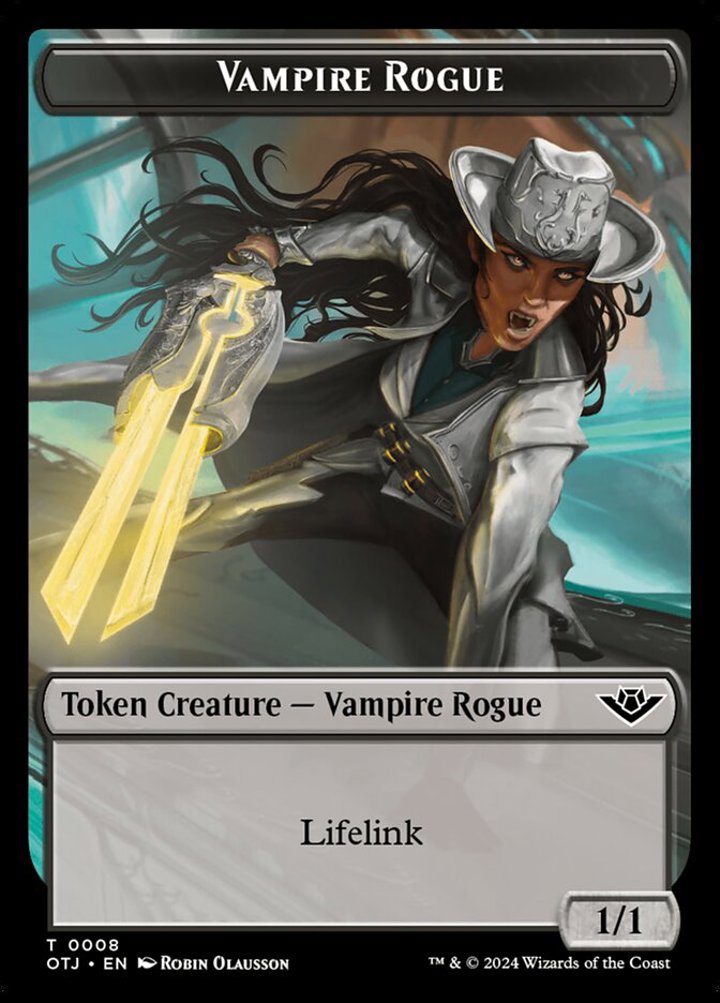 MTG Vampire Rogue Token (B 1/1) // Mercenary Token (R 1/1): Magic: The ...
