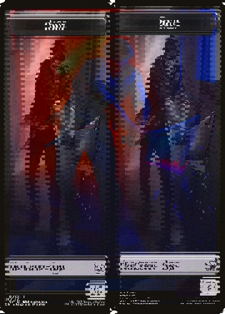 MTG Rogue Token (B 2/2) // Ogre Warrior Token (B 4/3): Magic: The ...