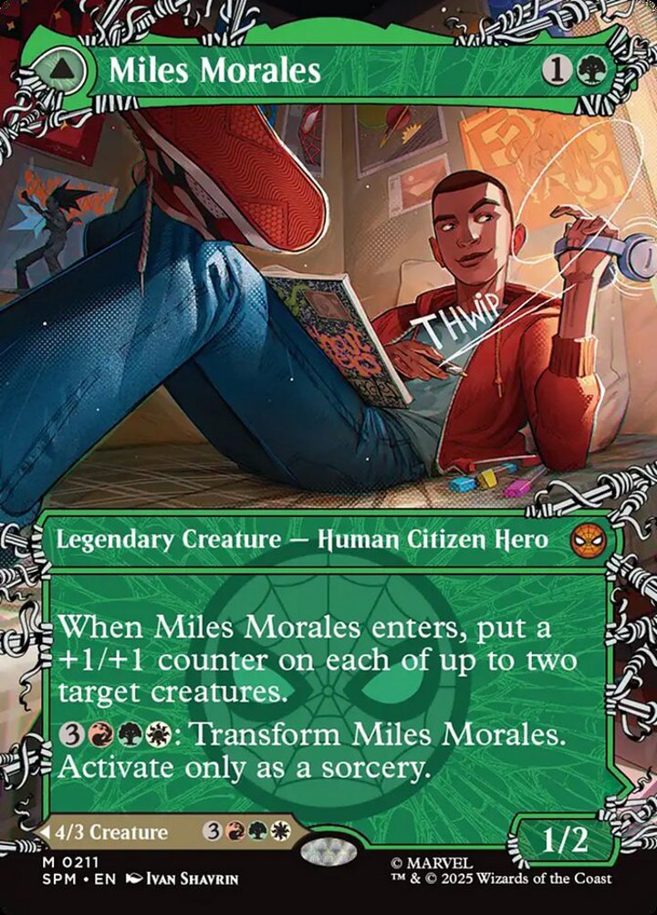 MTG Miles Morales // Ultimate Spider-Man: Magic: The Gathering Karte ...