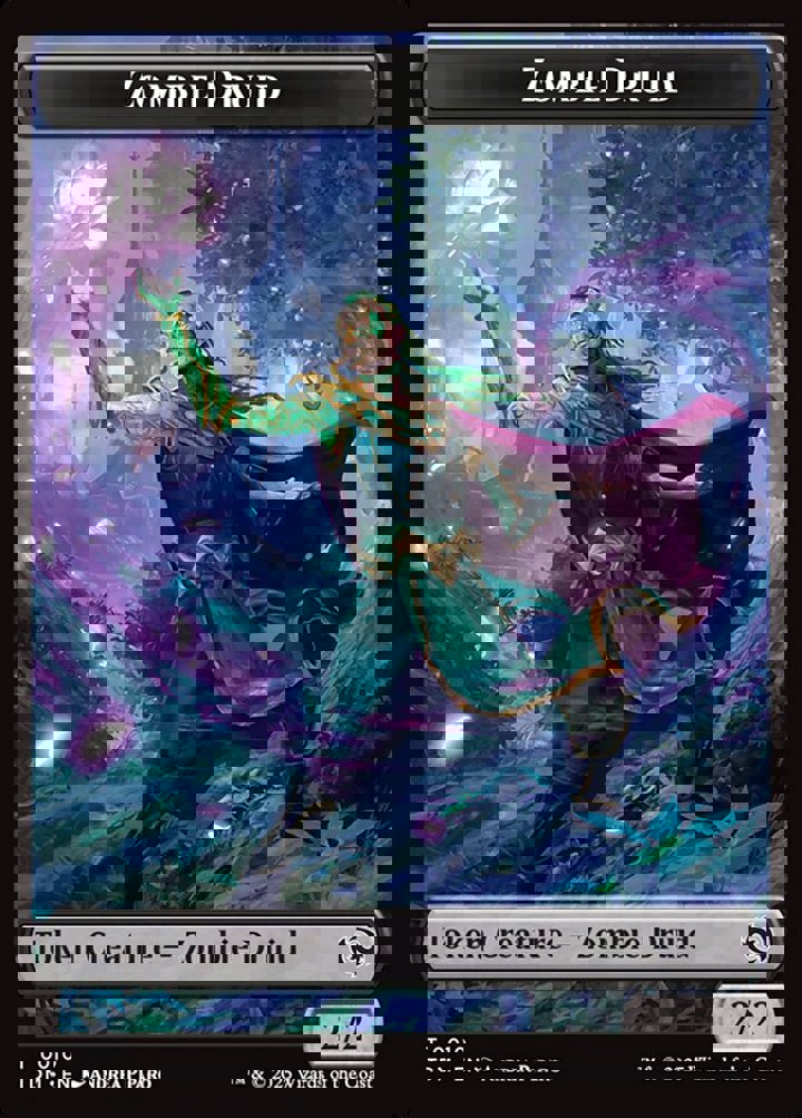 MTG Zombie Druid Token (B 2/2) // Insect Token (G 1/1): Magic: The ...