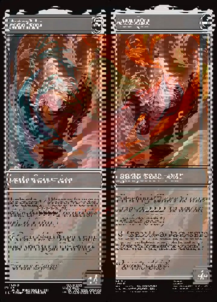 MTG Die Legende von Roku // Avatar Roku: Magic: The Gathering Karte ...