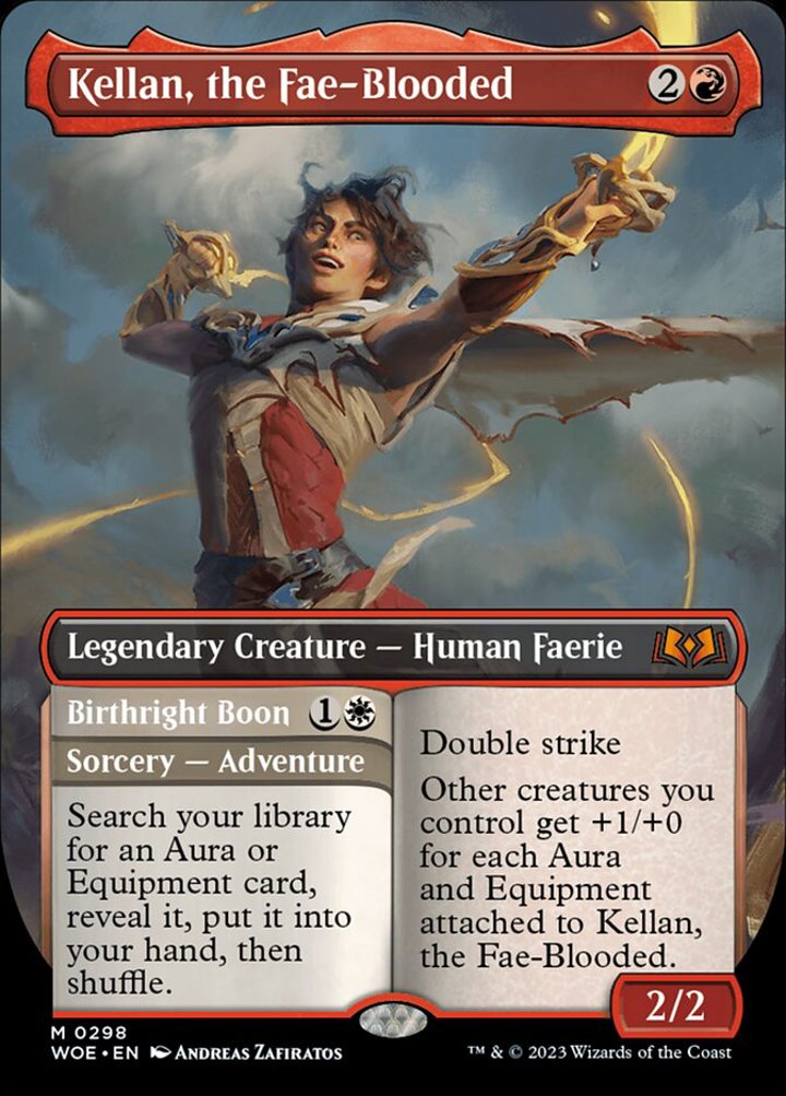 MTG Kellan, the Fae-Blooded // Birthright Boon: Magic: The Gathering ...