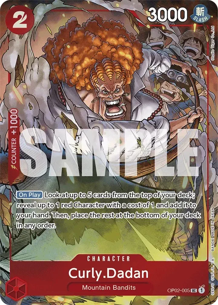 Curly.Dadan (OP02-005): One Piece Karte kaufen - SpielRaum