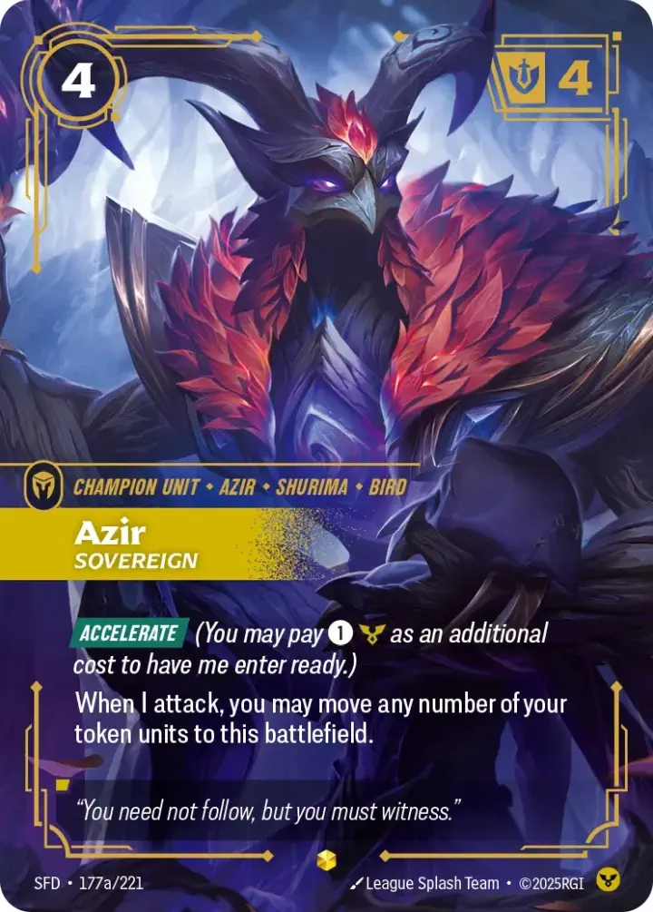 Azir, Sovereign: Riftbound: League of Legends Karte kaufen - SpielRaum