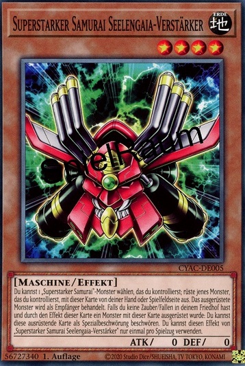 Superstarker Samurai Seelengaia-Verstärker: Yu-Gi-Oh! Karte kaufen - SpielRaum