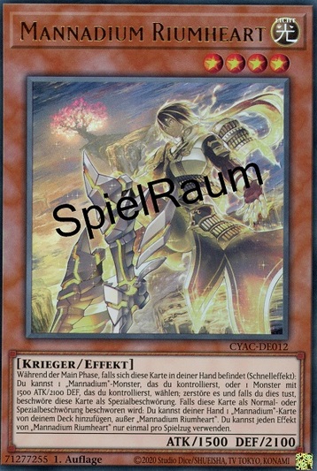 Mannadium Riumheart: Yu-Gi-Oh! Einzelkarte kaufen - SpielRaum
