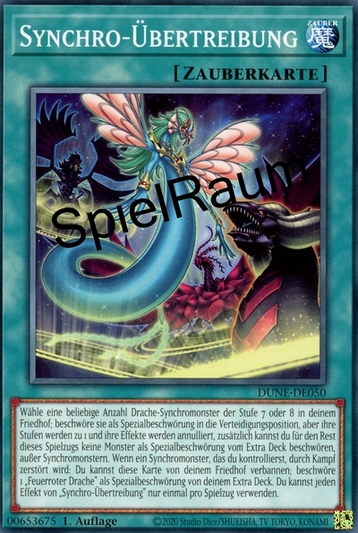 Synchro-Übertreibung: Yu-Gi-Oh! Karte kaufen - SpielRaum