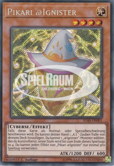 Pikari @Ignister: Yu-Gi-Oh! Karte kaufen - SpielRaum