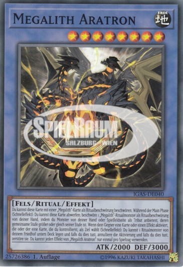 Megalith Aratron: Yu-Gi-Oh! Karte kaufen - SpielRaum