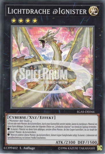 Lichtdrache @Ignister: Yu-Gi-Oh! Einzelkarte kaufen - SpielRaum