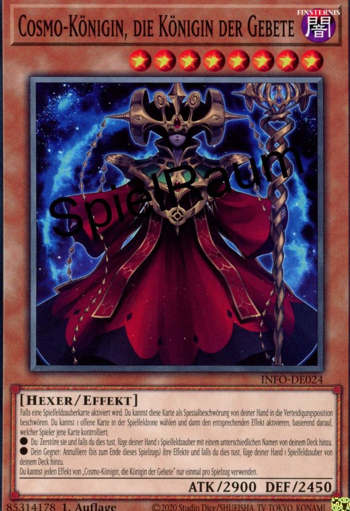 Cosmo Queen the Queen of Prayers: Yu-Gi-Oh! Karte kaufen - SpielRaum