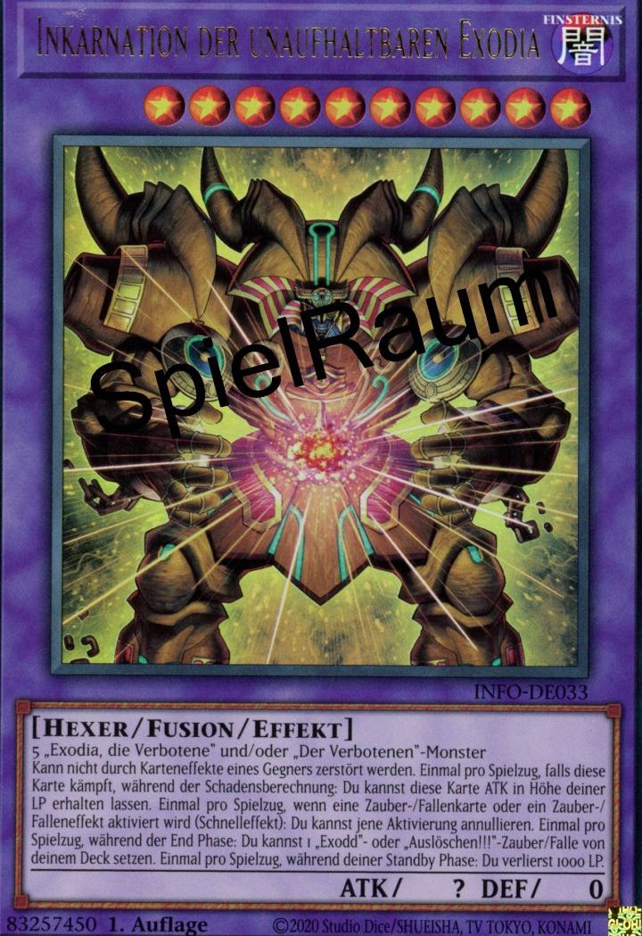 The Unstoppable Exodia Incarnate: Yu-Gi-Oh! Karte kaufen - SpielRaum