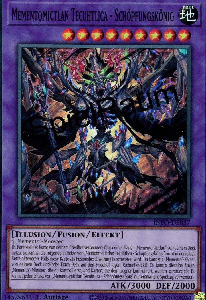 Mementomictlan Tecuhtlica - Creation King: Yu-Gi-Oh! Karte kaufen - SpielRaum