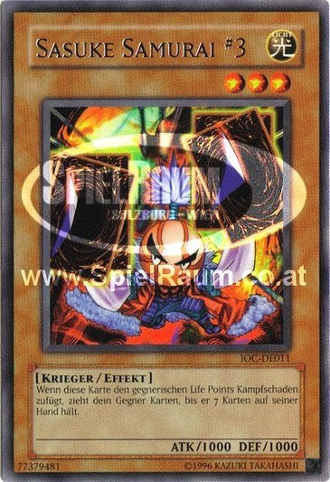 Sasuke Samurai #3: Yu-Gi-Oh! Karte kaufen - SpielRaum