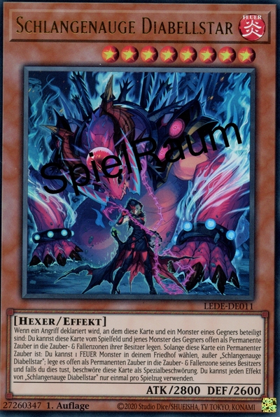 Snake-Eyes Diabellstar: Yu-Gi-Oh! Karte kaufen - SpielRaum