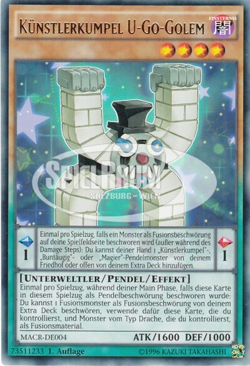 Künstlerkumpel U-Go-Golem: Yu-Gi-Oh! Karte kaufen - SpielRaum