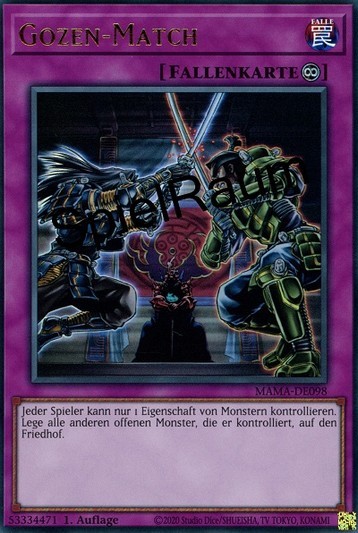 Gozen-Match: Yu-Gi-Oh! Einzelkarte kaufen - SpielRaum