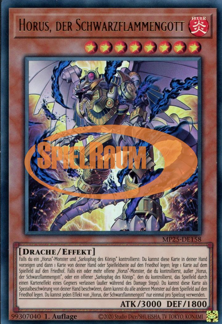 Horus, der Schwarzflammengott: Yu-Gi-Oh! Karte kaufen - SpielRaum