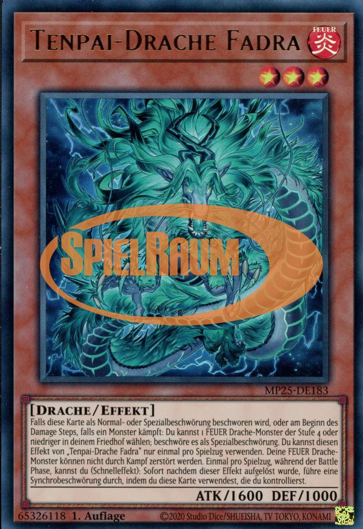 Tenpai-Drache Fadra: Yu-Gi-Oh! Karte kaufen - SpielRaum