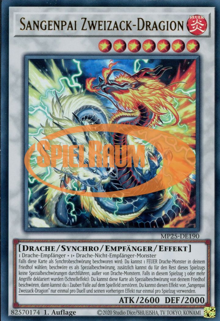 Sangenpai Zweizack-Dragion: Yu-Gi-Oh! Karte kaufen - SpielRaum