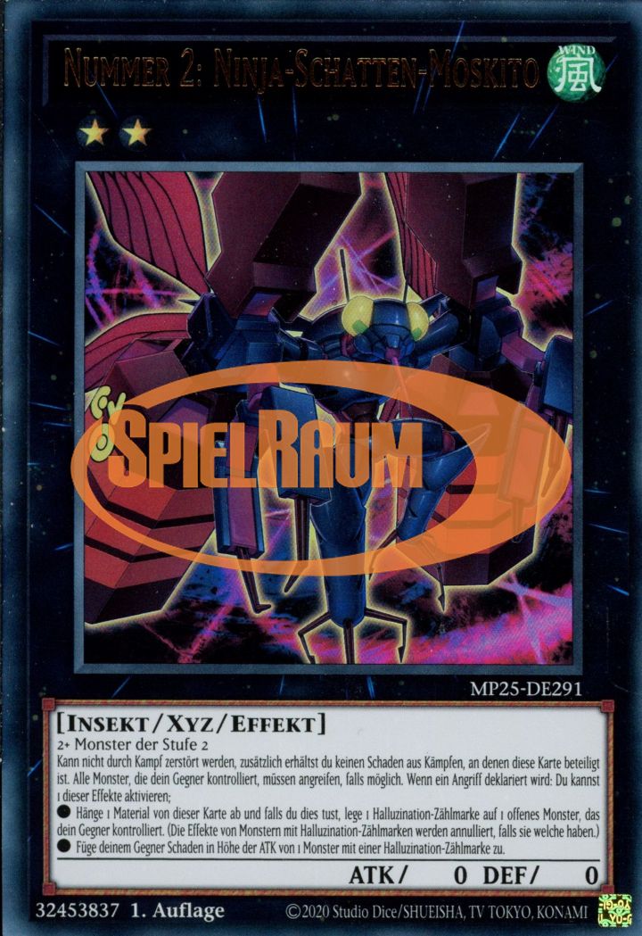 Nummer 2: Ninja-Schatten-Moskito: Yu-Gi-Oh! Karte kaufen - SpielRaum