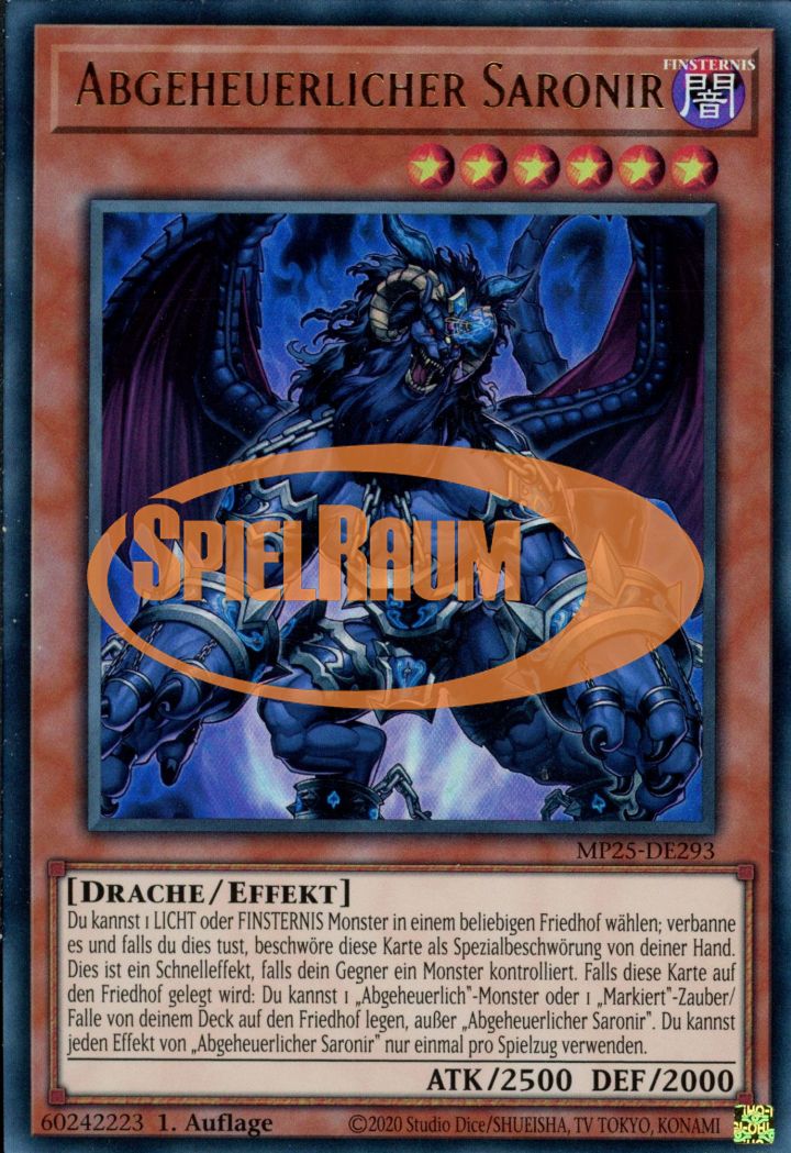 Abgeheuerlicher Saronir: Yu-Gi-Oh! Karte kaufen - SpielRaum