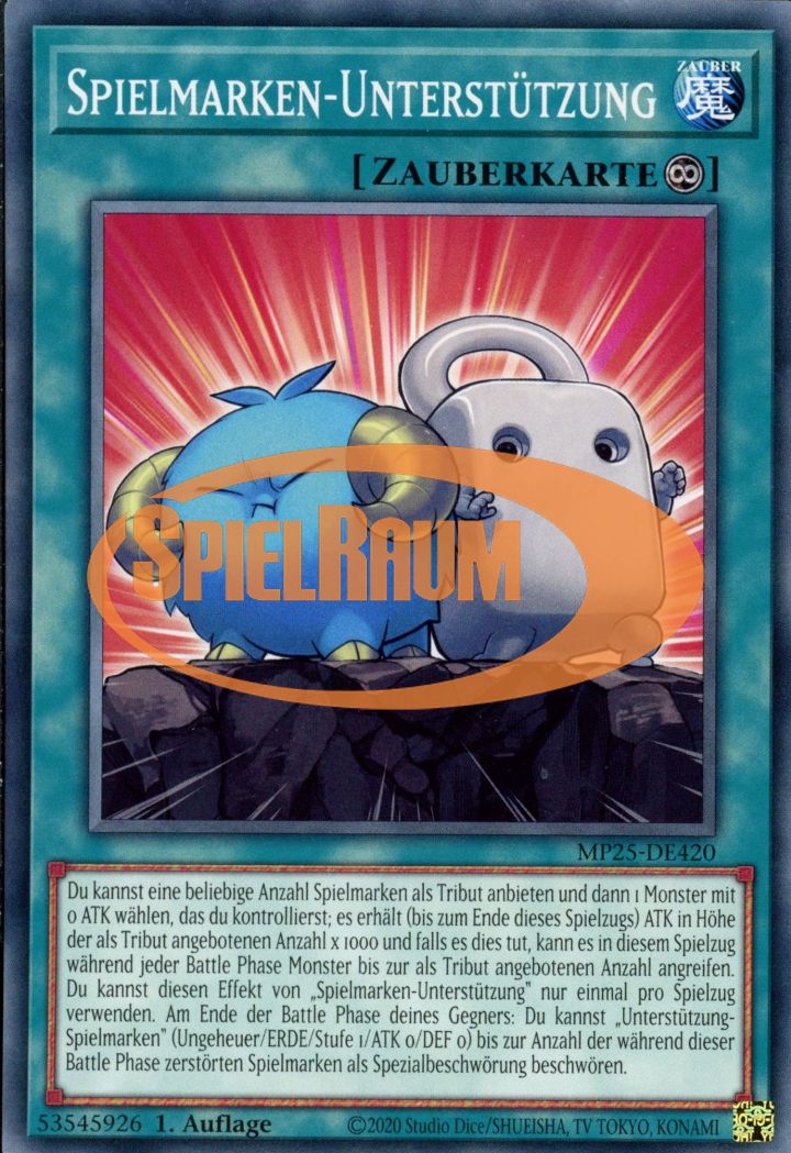 Spielmarken-Unterstützung: Yu-Gi-Oh! Karte kaufen - SpielRaum