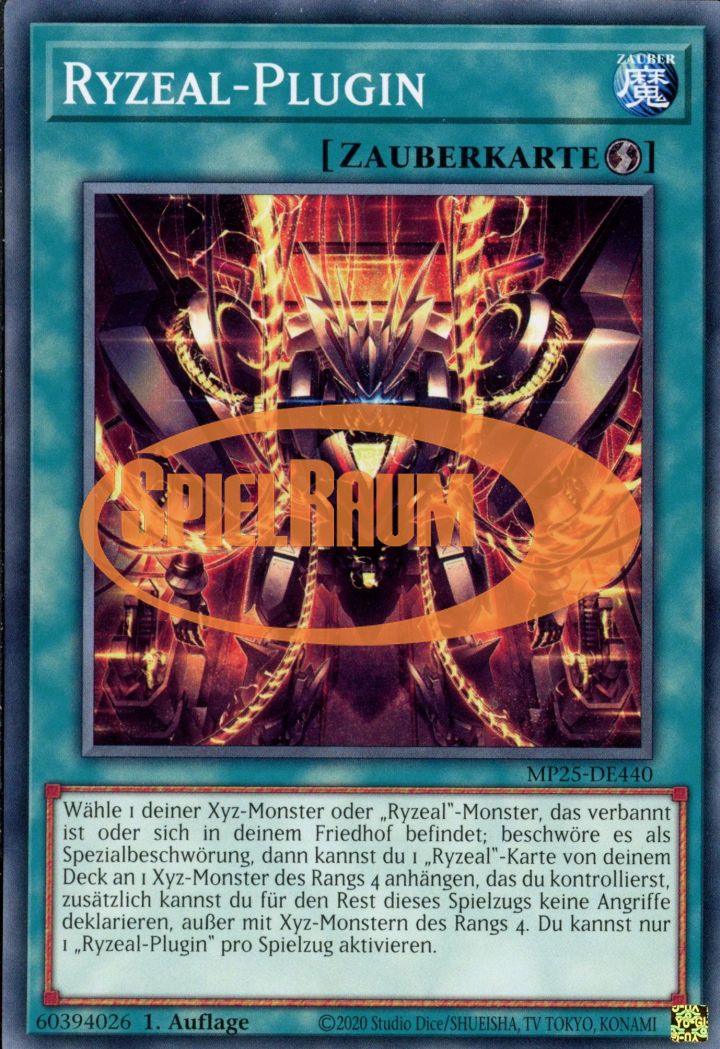Ryzeal-Plugin: Yu-Gi-Oh! Karte kaufen - SpielRaum