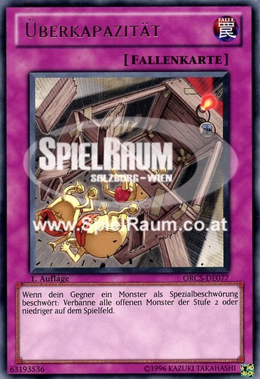 Überkapazität: Yu-Gi-Oh! Einzelkarte kaufen - SpielRaum