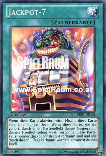 Jackpot-7: Yu-Gi-Oh! Karte kaufen - SpielRaum