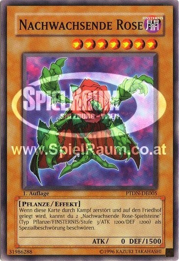 Nachwachsende Rose: Yu-Gi-Oh! Karte kaufen - SpielRaum