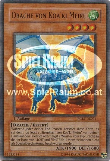 Drache von Koa'ki Meiru: Yu-Gi-Oh! Karte kaufen - SpielRaum