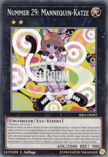 Nummer 29: Mannequin-Katze: Yu-Gi-Oh! Karte kaufen - SpielRaum