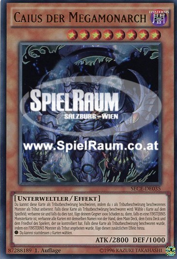 Caius der Megamonarch: Yu-Gi-Oh! Karte kaufen - SpielRaum