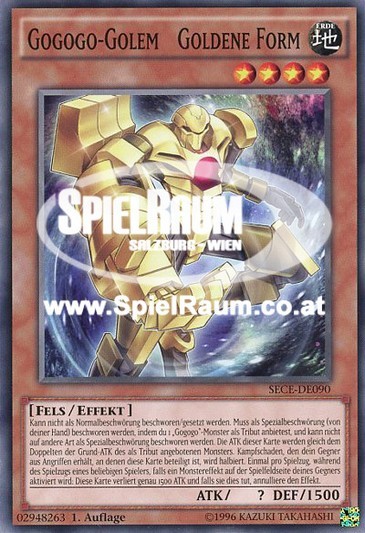 Gogogo-Golem - Goldene Form: Yu-Gi-Oh! Karte kaufen - SpielRaum
